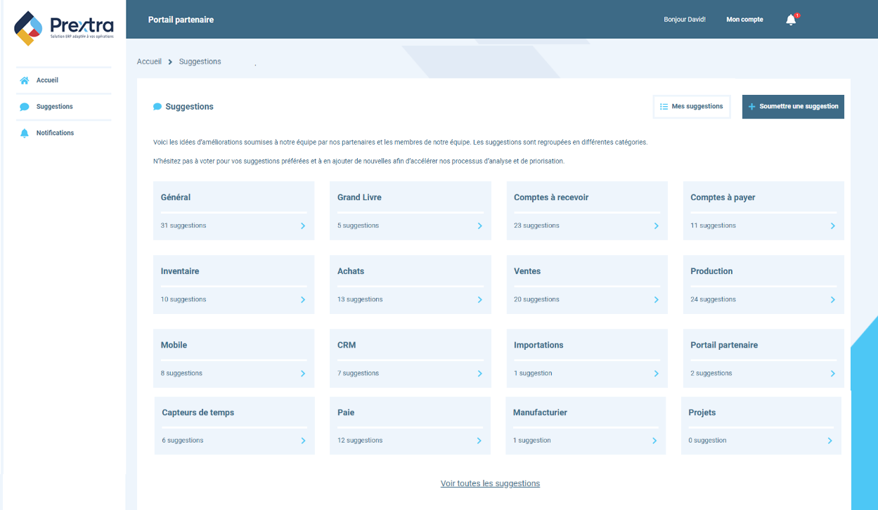 Portail partenaire - Prextra